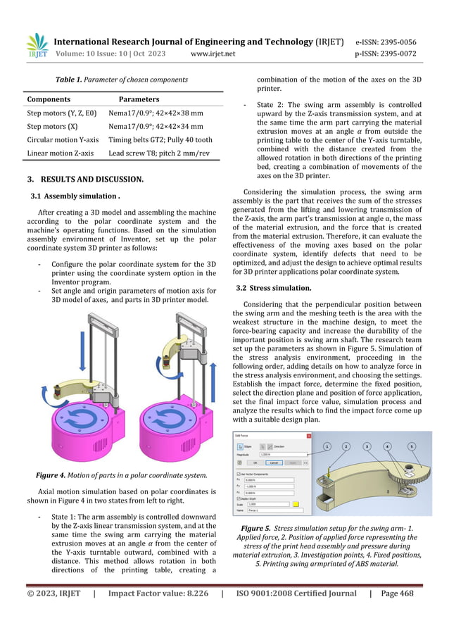 Designing of 3D Printer Based on Polar Coordinate System | PDF