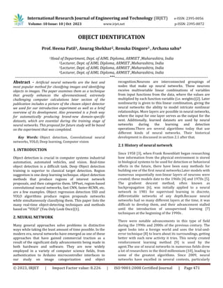 OBJECT IDENTIFICATION | PDF