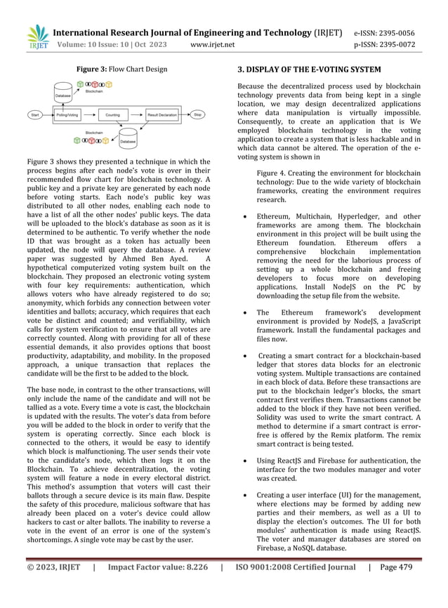 Blockchain Based Electronic Voting System Pdf