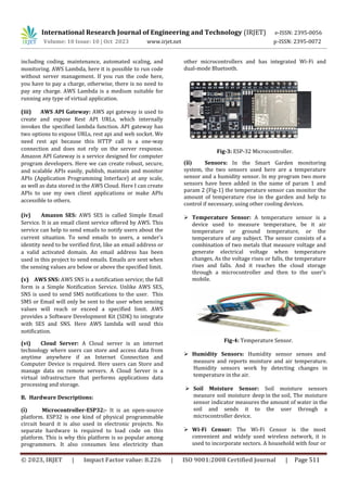 Smart Gardening System Using the Internet of Things | PDF