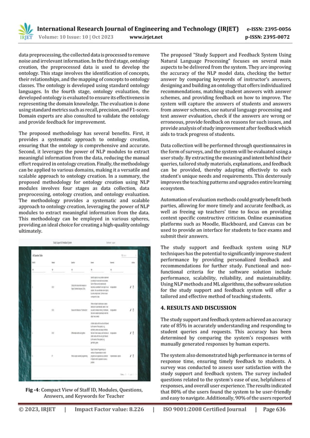 Study Support and Feedback System Using Natural Language Processing | PDF | Computer Software ...