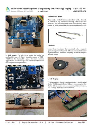 Smoke Alert System For Dye Industries Using IoT | PDF