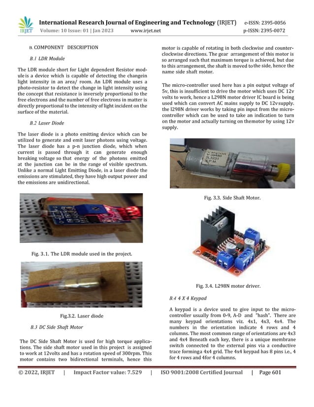 HOME AUTOMATION AND COUNTERMEASURESYSTEM USING ARDUINO AND LDR MODULE | PDF