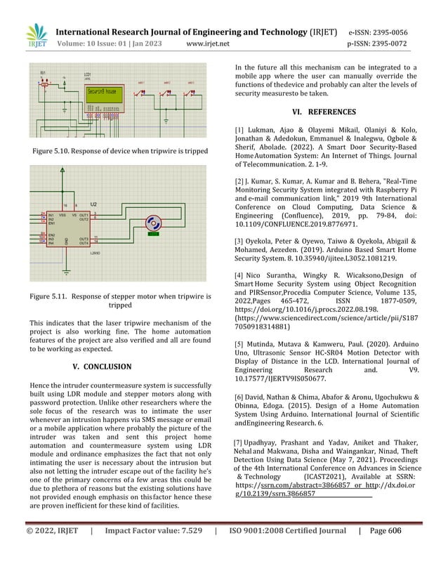 HOME AUTOMATION AND COUNTERMEASURESYSTEM USING ARDUINO AND LDR MODULE | PDF
