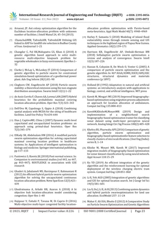 Multiple Criteria Decision Making for Hospital Location Allocation Based on Improved Genetic ...