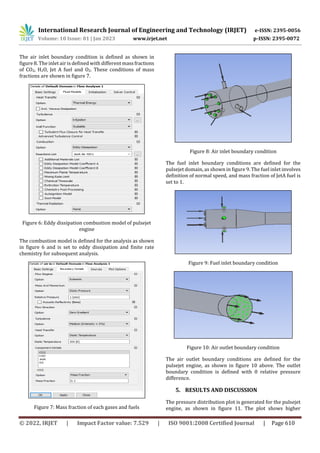 Modelling & Thermal analysis of pulse jet engine using CFD | PDF ...