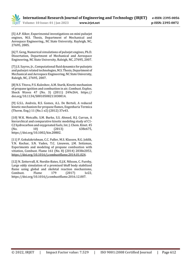 Modelling & Thermal analysis of pulse jet engine using CFD | PDF ...