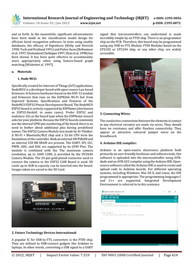 Facial Recognition Based Attendance System | PDF