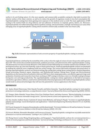 A REVIEW ON SYNTHESIS AND DEVELOPMENT OF SUPERHYDROPHOBIC COATING | PDF
