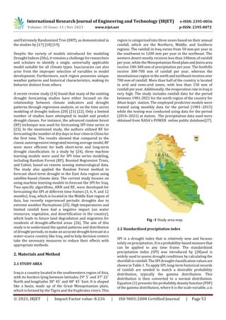 Predicting Meteorological Drought in Iraq: An Evaluation of Machine Learning Techniques by ...