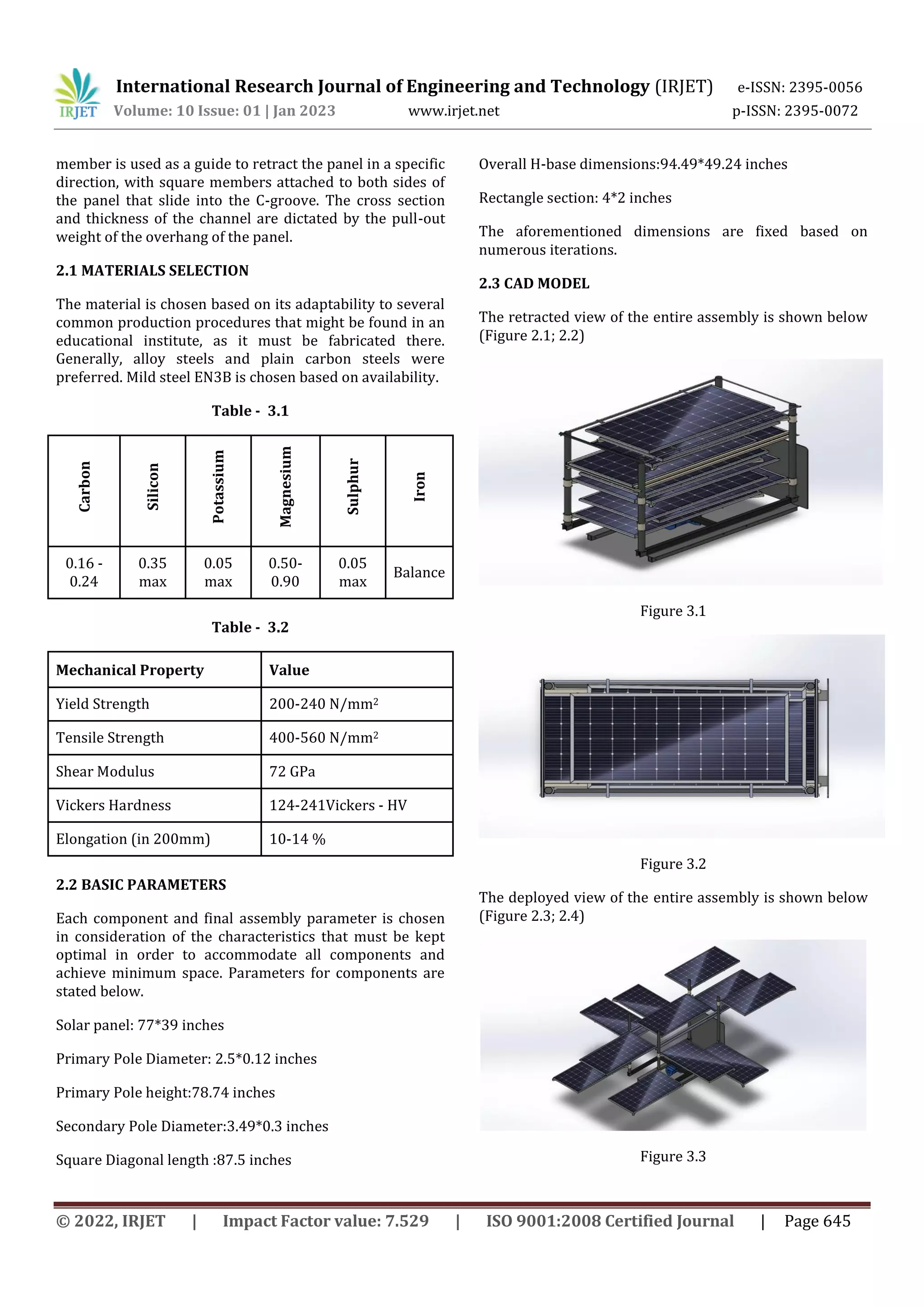 DESIGN AND ANALYSIS OF FRAME FOR MOBILE SOLAR POWER STATION | PDF