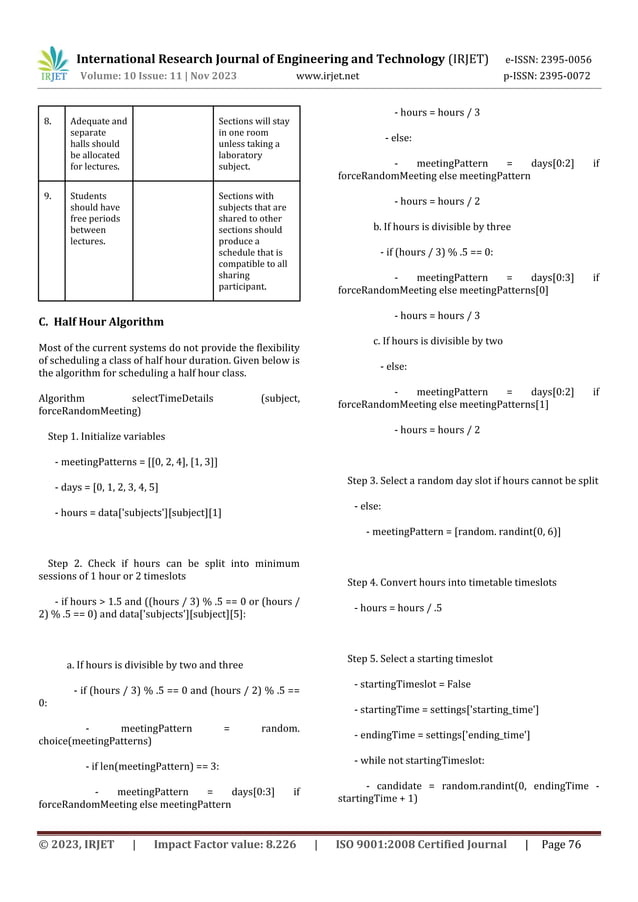 Timetable Generator Using Genetic Algorithm Pdf