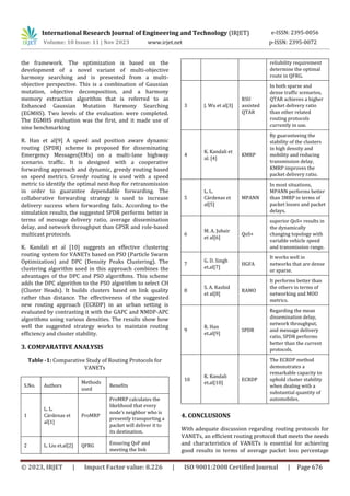 A Systematic Review on Routing Protocols for VANETs | PDF