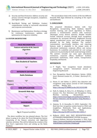 Facial Recognition based Attendance System: A Survey | PDF