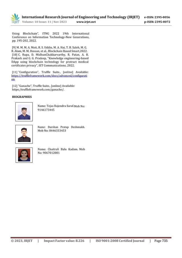 Creating An E-Commerce web application using Blockchain | PDF