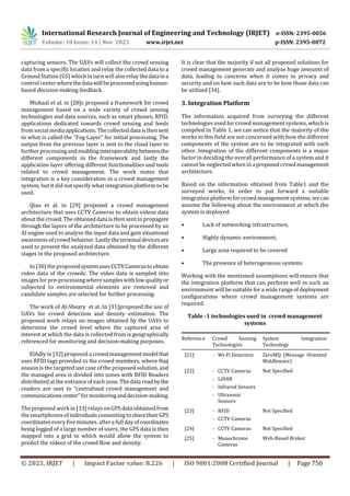 DDS as a Crowd Management Systems Integration Platform | PDF
