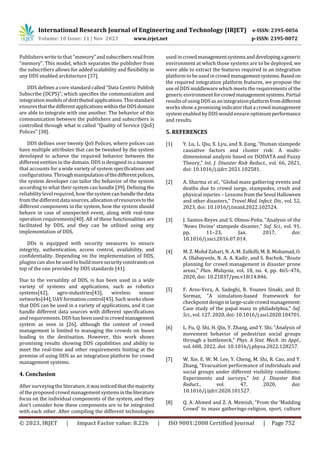 DDS as a Crowd Management Systems Integration Platform | PDF