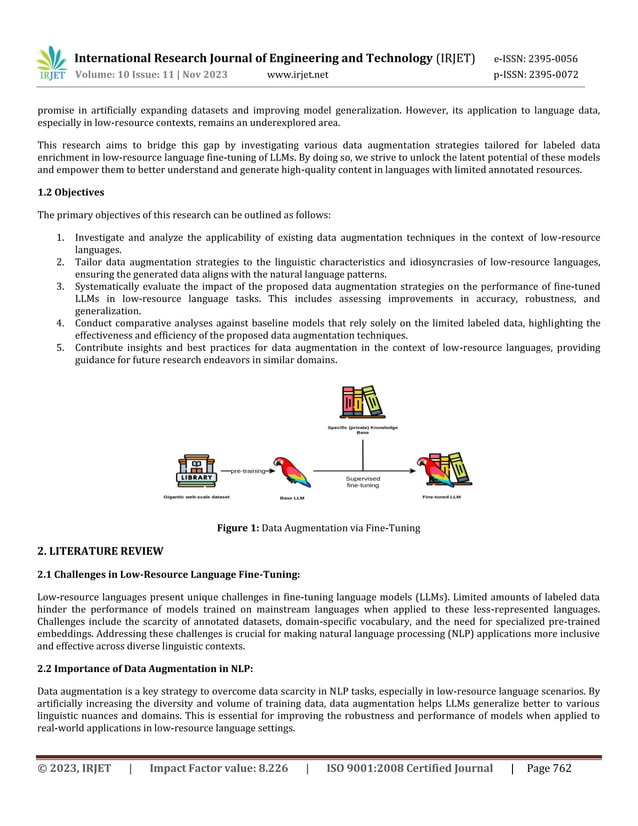 Exploring Data Augmentation Strategies for Labeled Data Enrichment in Low-Resource Language Fine ...