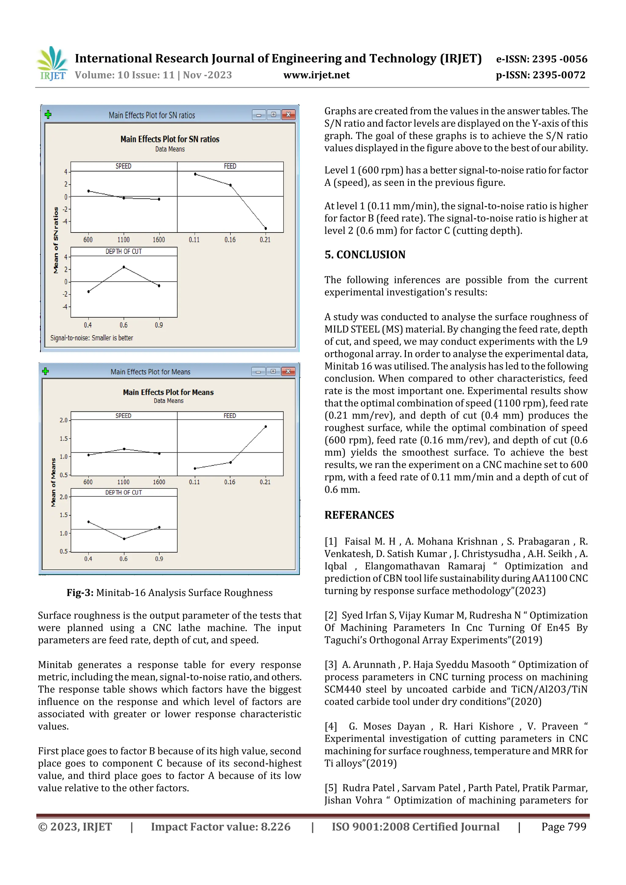 Experimental And Optimization of CNC Lathe Machine By Using Taguchi Method | PDF