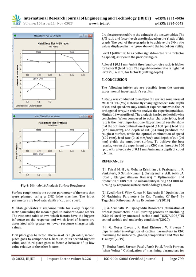 Experimental And Optimization of CNC Lathe Machine By Using Taguchi Method | PDF