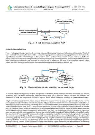 A Note on Advancing Scalable Routing in Named Data Networking, | PDF