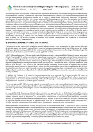 A Note on Advancing Scalable Routing in Named Data Networking, | PDF