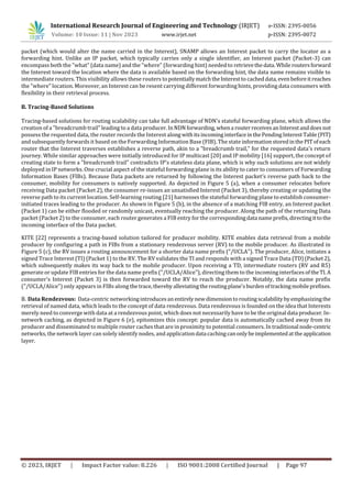 A Note on Advancing Scalable Routing in Named Data Networking, | PDF