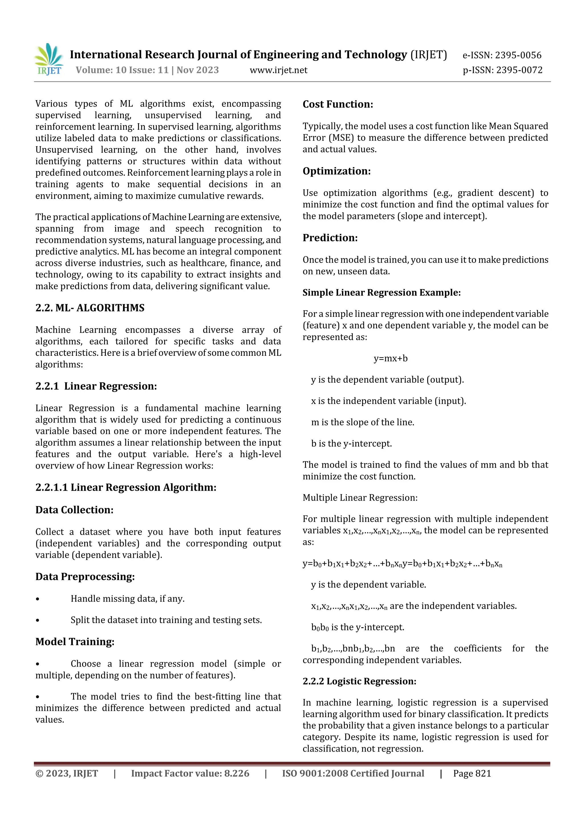 Stock Market Prediction using Machine Learning | PDF