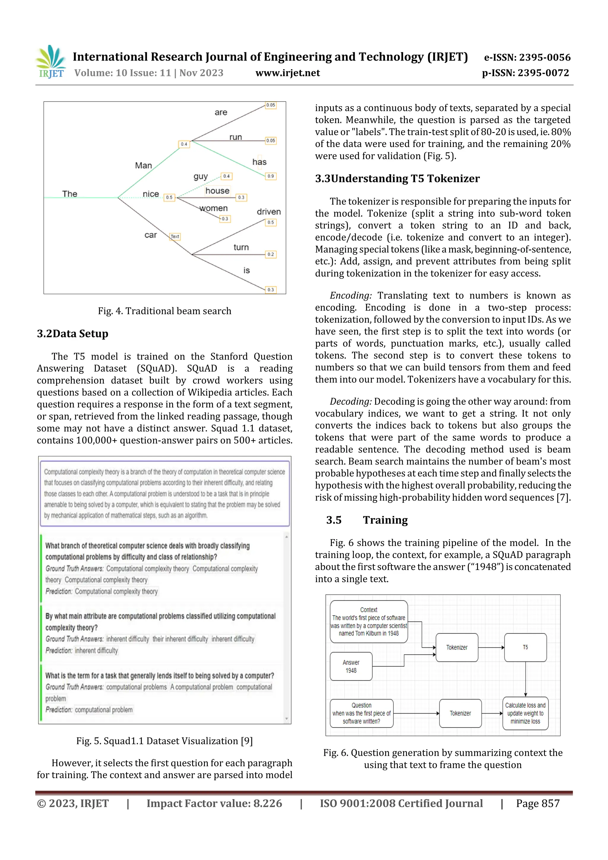 AUTOMATIC QUESTION GENERATION USING NATURAL LANGUAGE PROCESSING | PDF