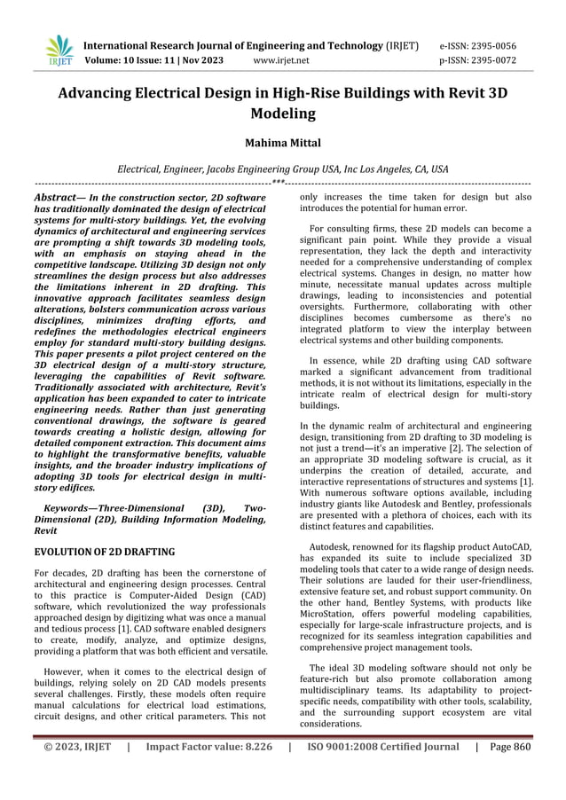 Advancing Electrical Design in High-Rise Buildings with Revit 3D ...