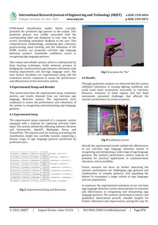 Sign Language Detection and Classification using Hand Tracking and Deep ...
