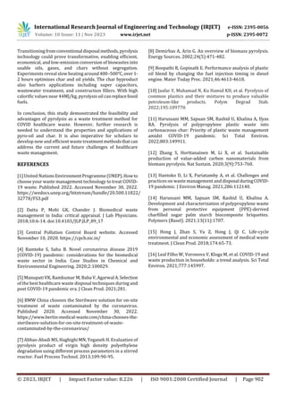Optimizing Yields & Properties of Byproducts from Microwave Pyrolysis ...