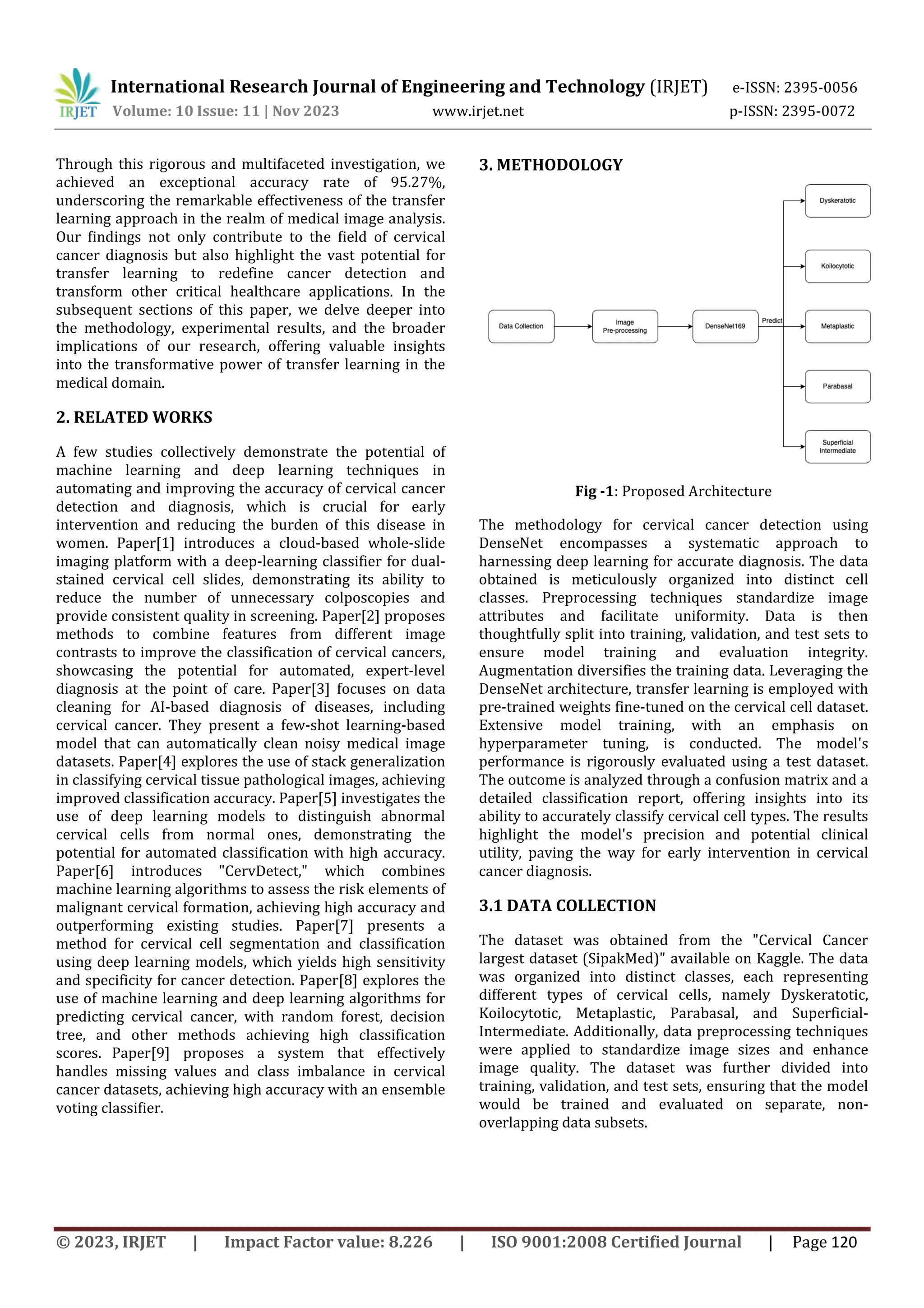 Cervical Cancer Detection: An Enhanced Approach through Transfer ...
