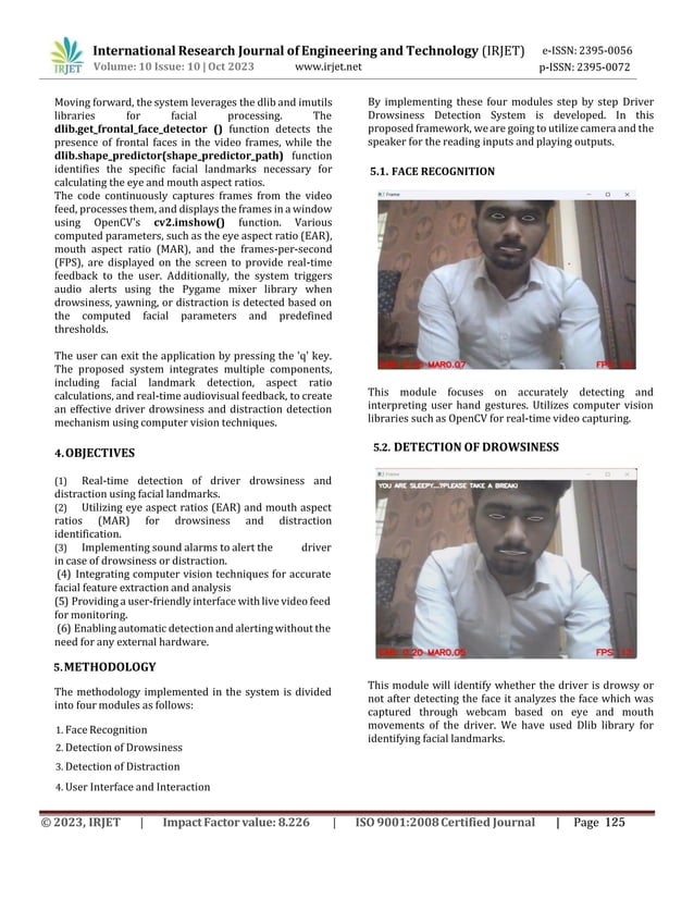 Driver Drowsiness Detection System Pdf