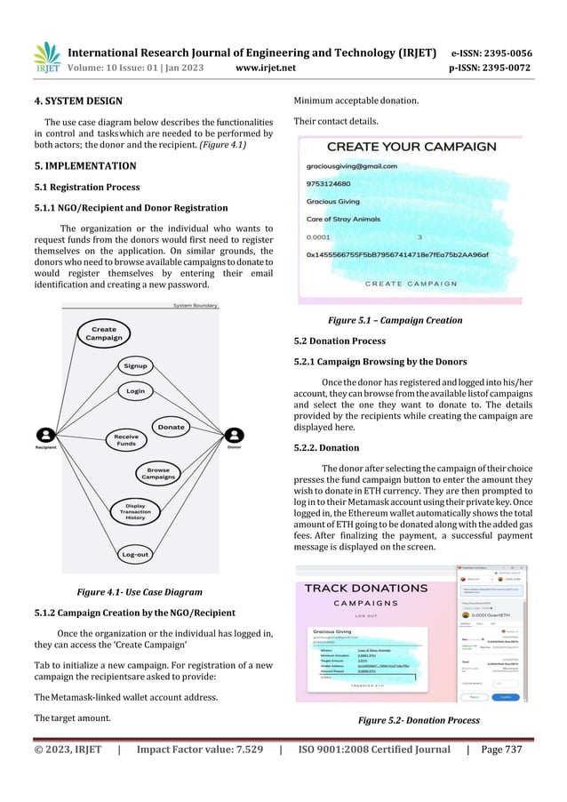 Donation Tracking System using Blockchain | PDF | Government Support and Welfare | Financial ...