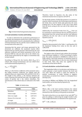 DEVELOPMENT OF A WHEEL HUB BY TOPOLOGICAL OPTIMIZATION METHOD APPLIED ...