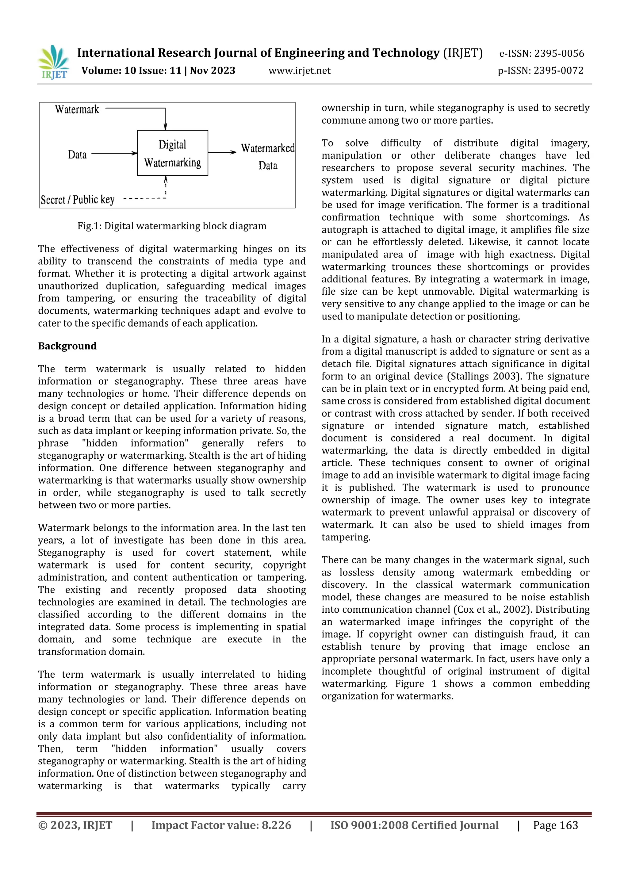 A Robust and Secured Digital Watermarking Approach Based on SVD, DWT ...