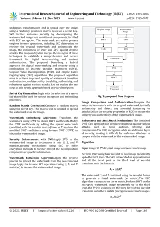 A Robust and Secured Digital Watermarking Approach Based on SVD, DWT Technique | PDF