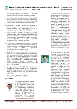 Flood Inundation Mapping(FIM) and Climate Change Impacts(CCI) using ...
