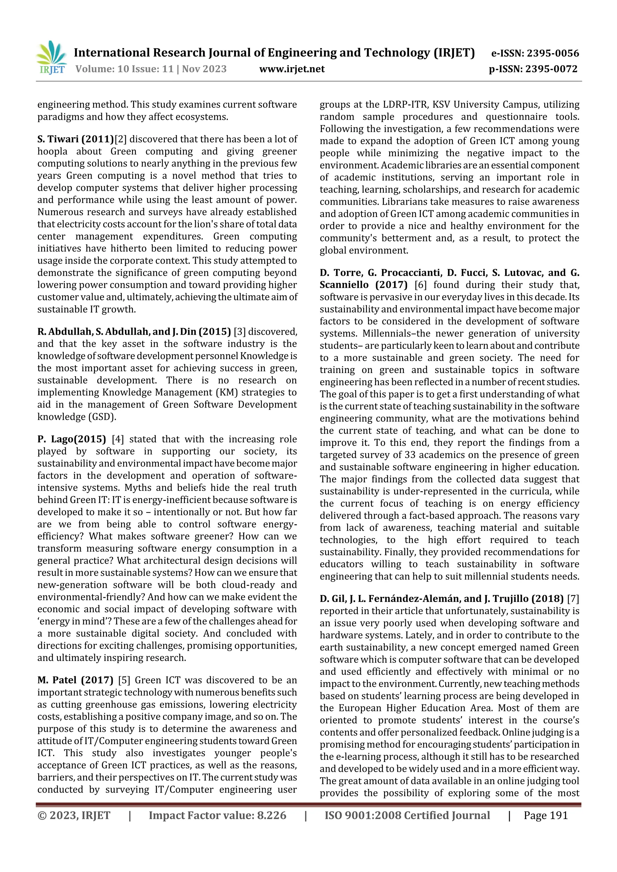 Challenges in Software Engineering for Green Software Development | PDF