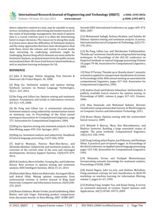 Classification of Sentiment Analysis on Tweets Based on Techniques from Machine Learning | PDF
