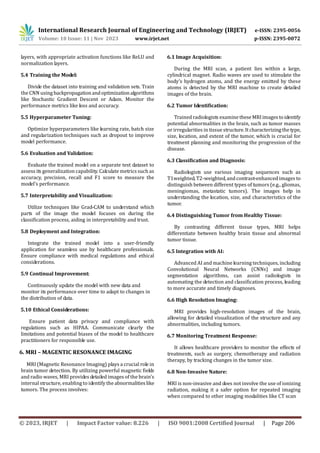 Convolutional Neural Network Based Method for Accurate Brain Tumor Detection in MRI Images with ...