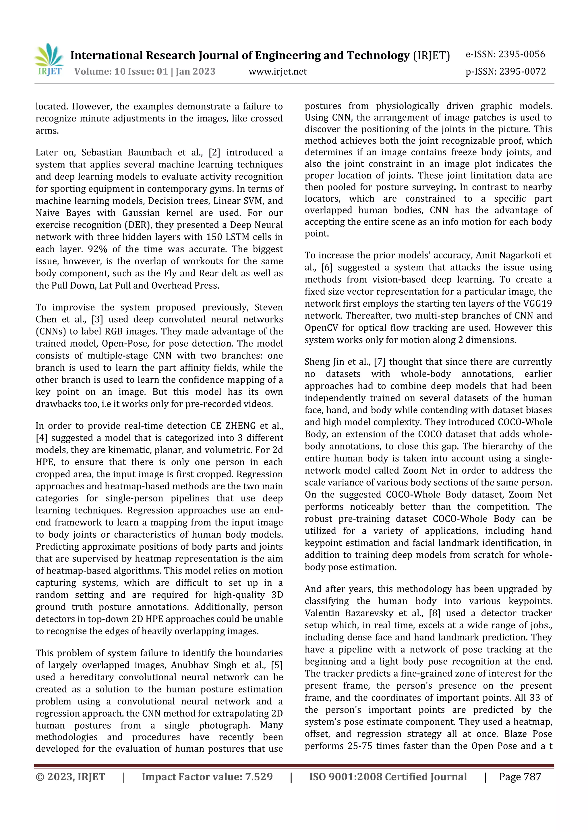 AI Personal Trainer Using Open CV and Media Pipe | PDF