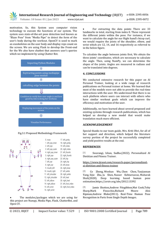 AI Personal Trainer Using Open CV and Media Pipe | PDF | Fitness and Exercise | Healthy Living