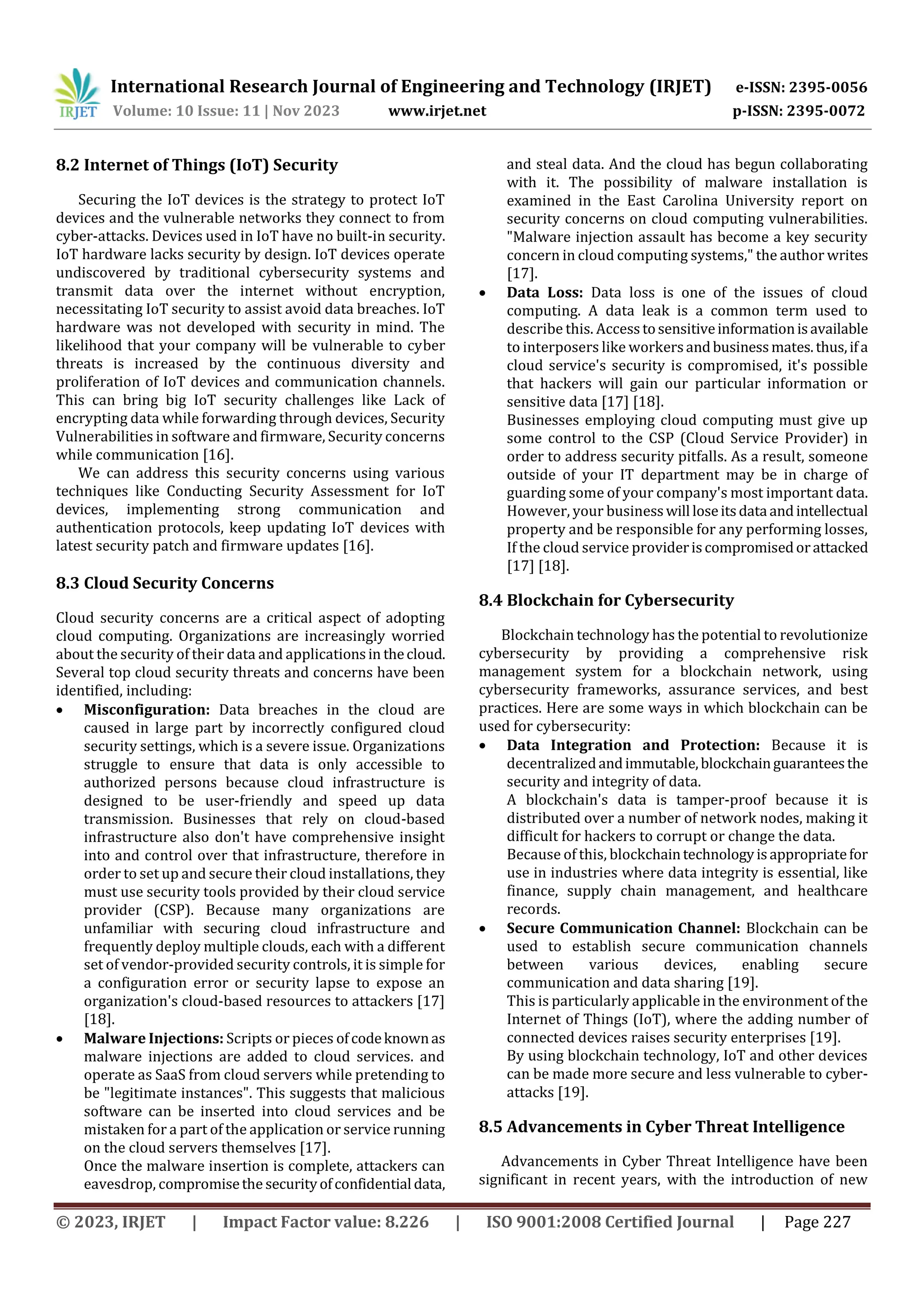 Emerging Threats and Trends in Cybersecurity: A Comprehensive Analysis | PDF