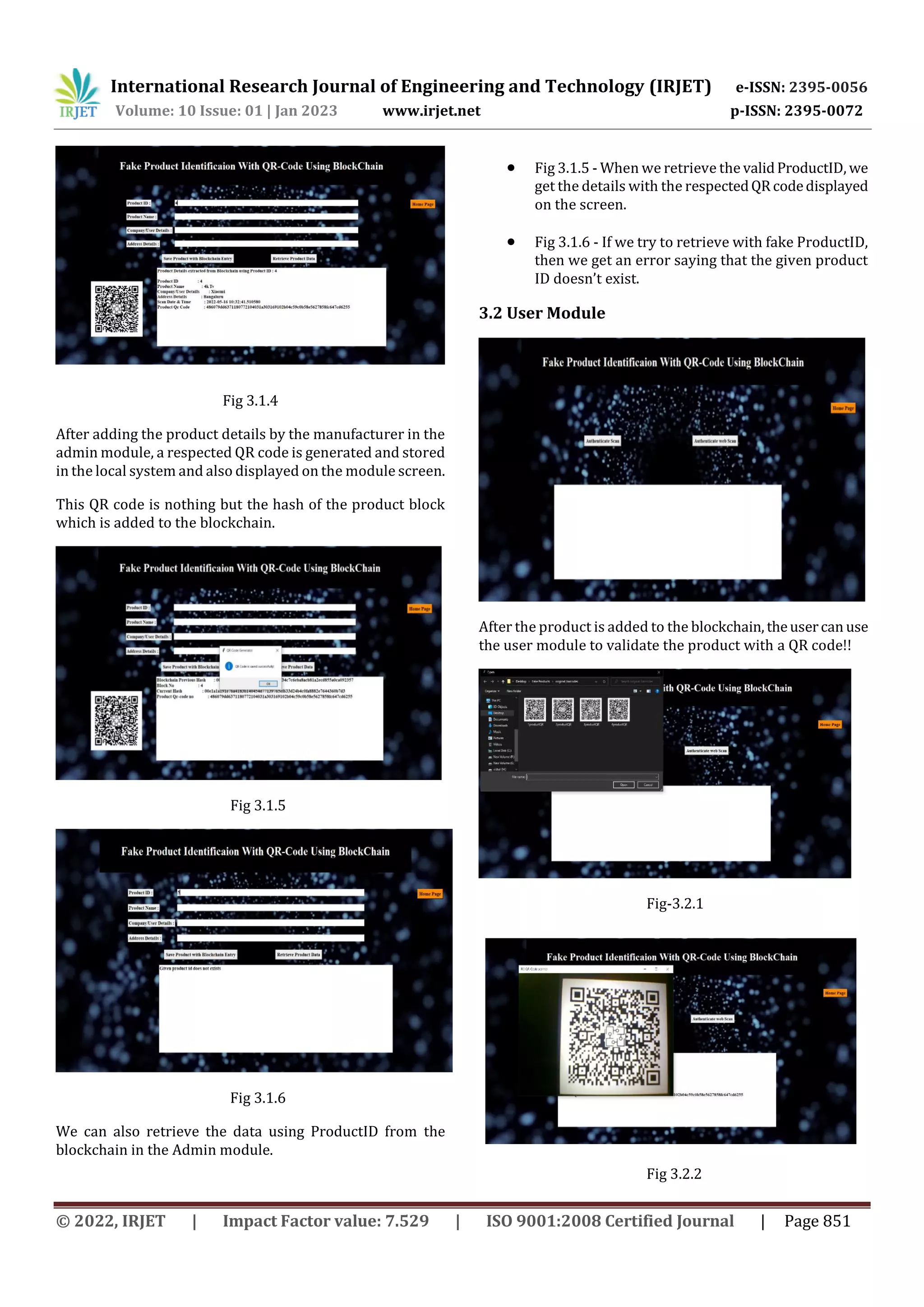 Fake Product Identification using Blockchain Technology | PDF