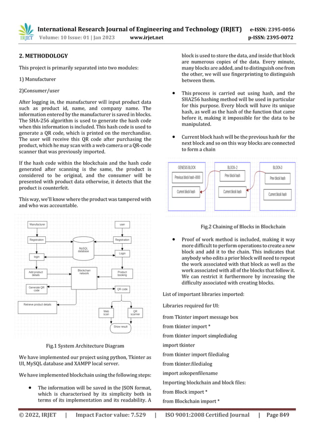 Fake Product Identification using Blockchain Technology | PDF | Desktop Publishing | Computer ...