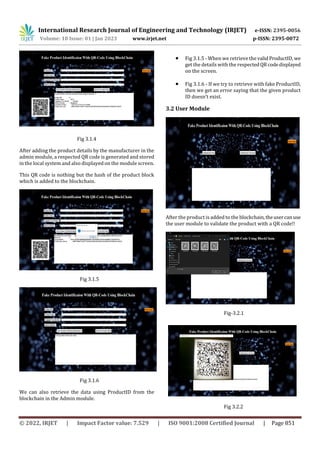 Fake Product Identification using Blockchain Technology | PDF