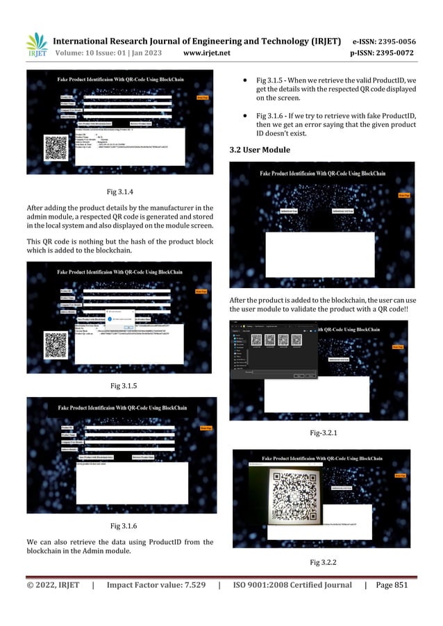 Fake Product Identification using Blockchain Technology | PDF | Desktop Publishing | Computer ...