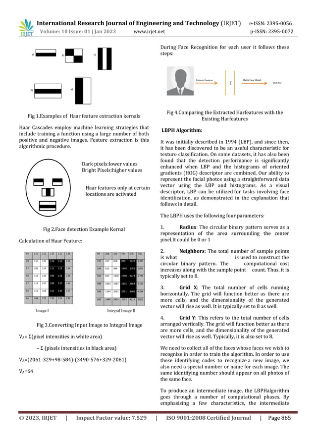 Implementation of Automatic Attendance Management System Using Harcascade and Lbph Algorithms | PDF